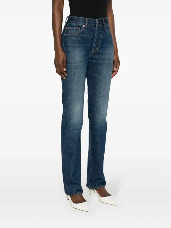 TOM FORD Mid-rise Straight Jeans - Blue