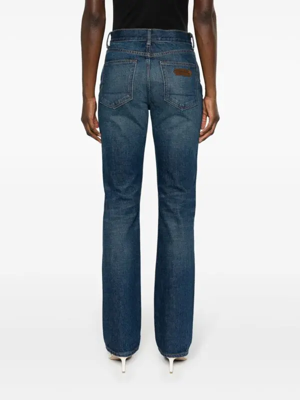 TOM FORD Mid-rise Straight Jeans - Blue