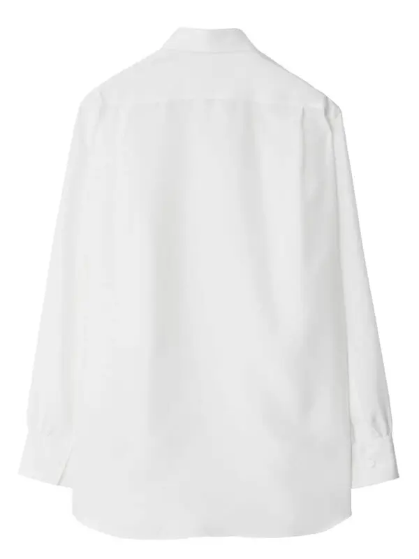 Burberry Long-sleeve Silk Shirt