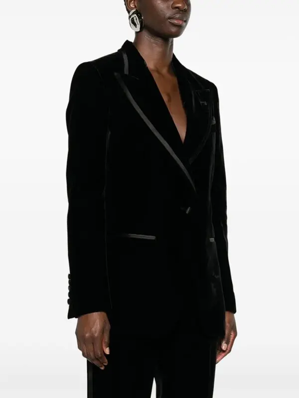 TOM FORD Single-breasted Velvet Blazer