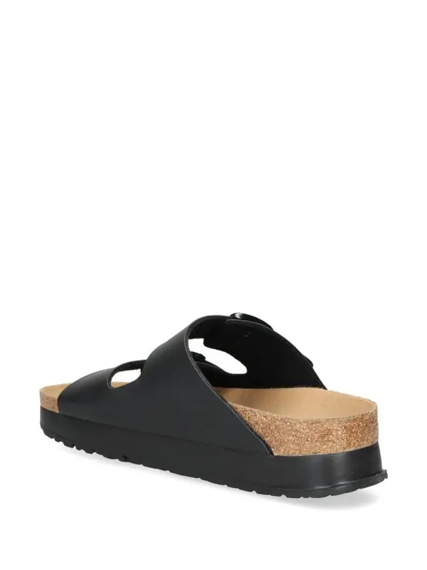 BIRKENSTOCK Arizona 25mm Platform Slides - Black