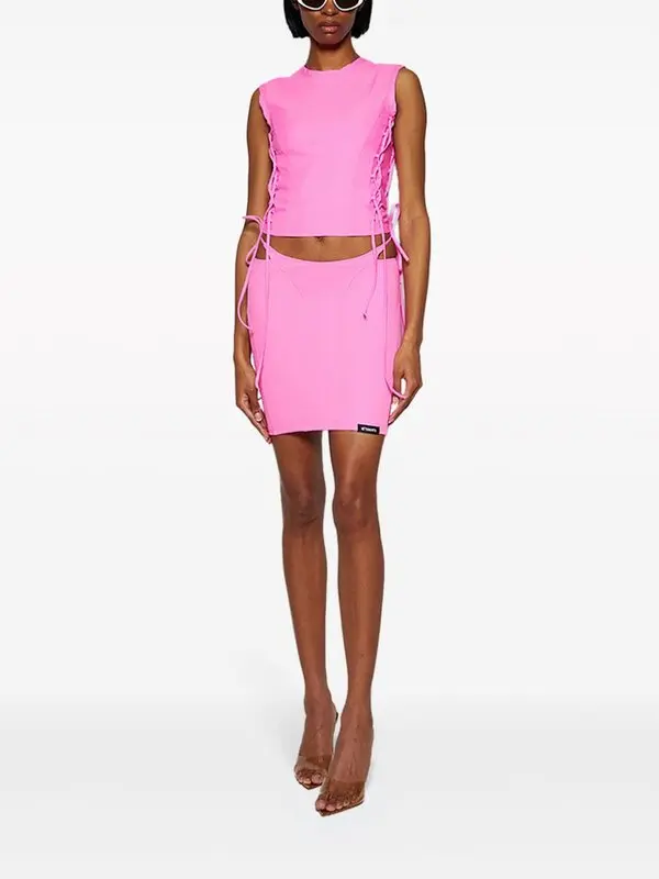 Vetements Deconstructed Bikini Skirt - Pink