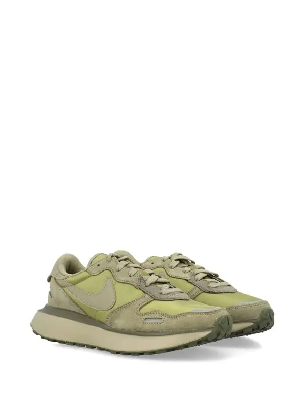 Nike Phoenix Waffle Lace-up Sneakers - Green
