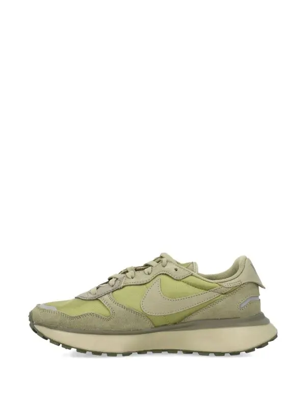 Nike Phoenix Waffle Lace-up Sneakers - Green