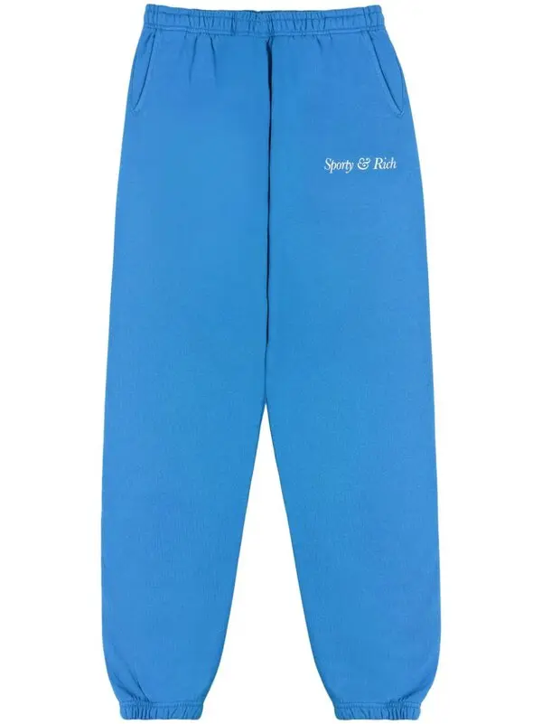 SPORTY & RICH Logo-print Track Pants