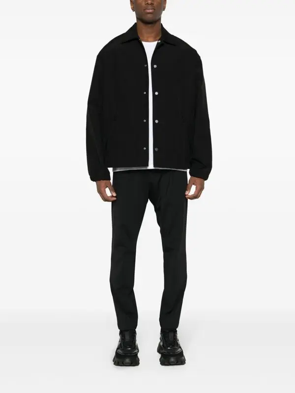 Herno Pleated Tapered Trousers - Black