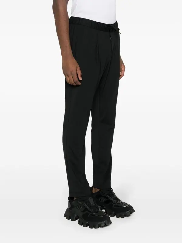 Herno Pleated Tapered Trousers - Black