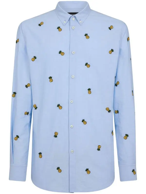 Dsquared2 Pineapple-print Cotton Shirt
