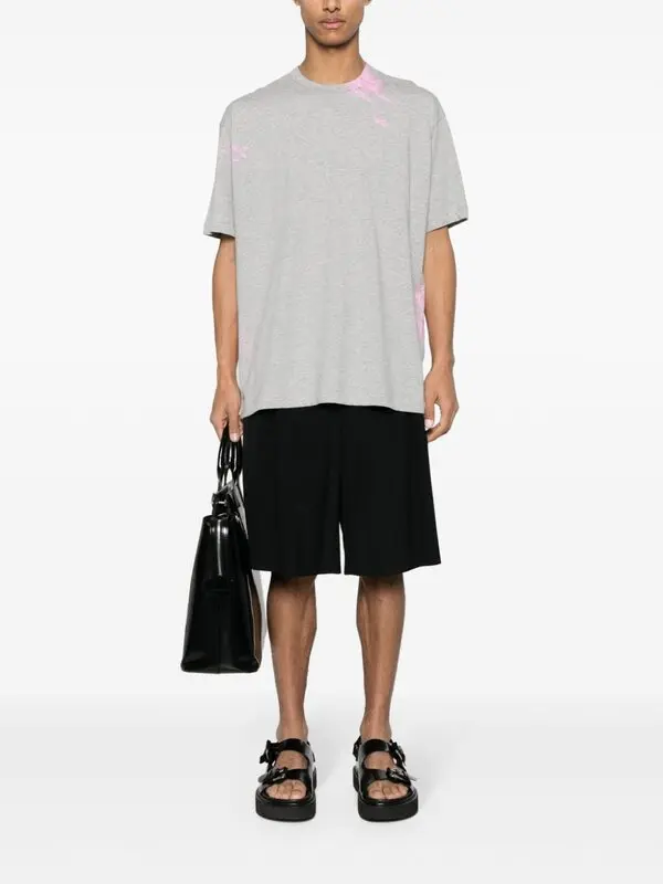 Comme Des Garçons Paint Splatter-detail T-shirt
