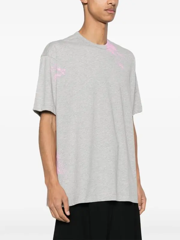 Comme Des Garçons Paint Splatter-detail T-shirt