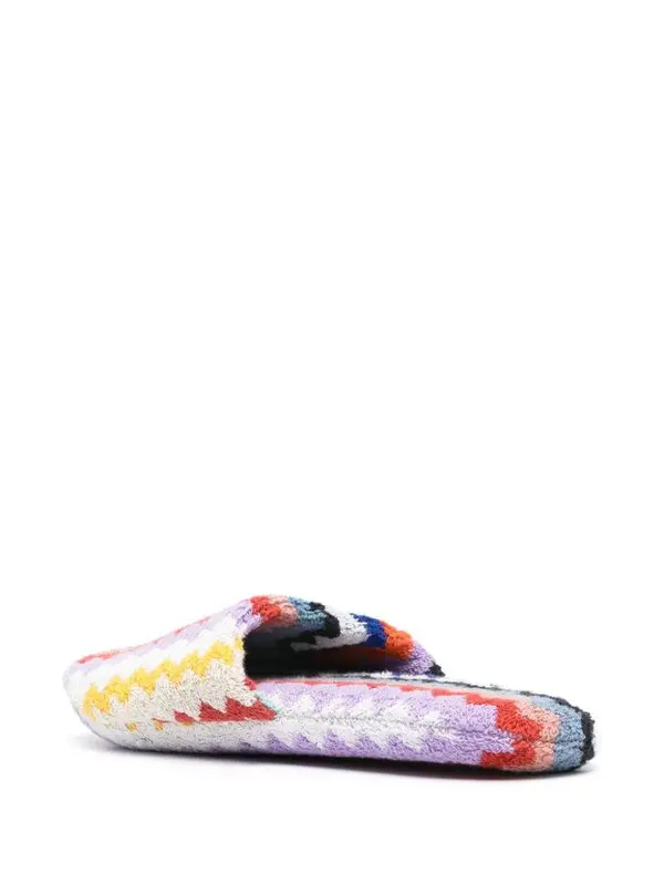 Missoni Zigzag-motif Slippers