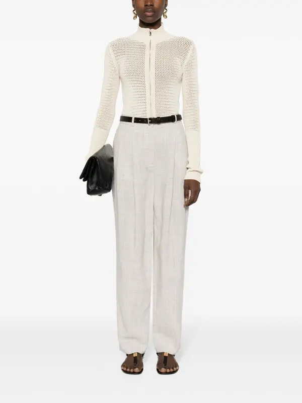 TOTEME Double-pleated Trousers - Neutrals