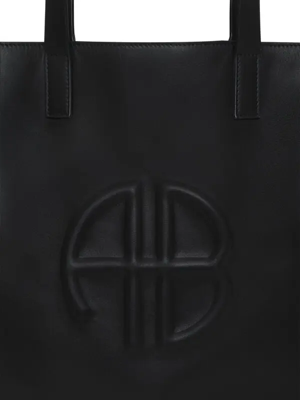ANINE BING Palermo Leather Tote Bag - Black