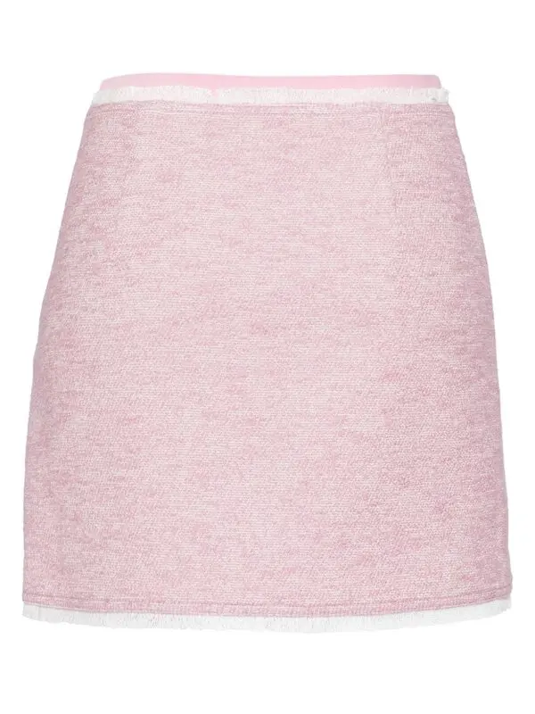 JUUN.J High-waisted Tweed Miniskirt