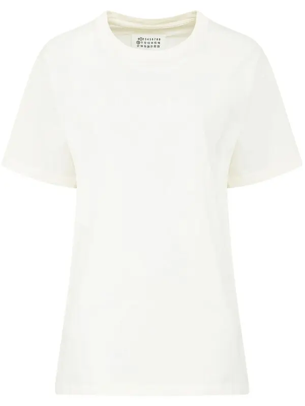 MAISON MARGIELA Logo-print Cotton T-shirt - White