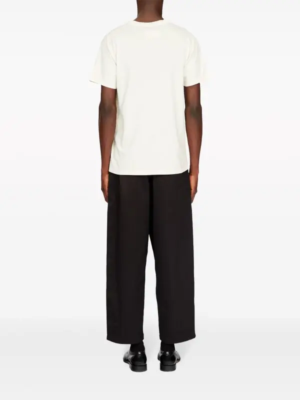 MAISON MARGIELA Logo-print Cotton T-shirt - White