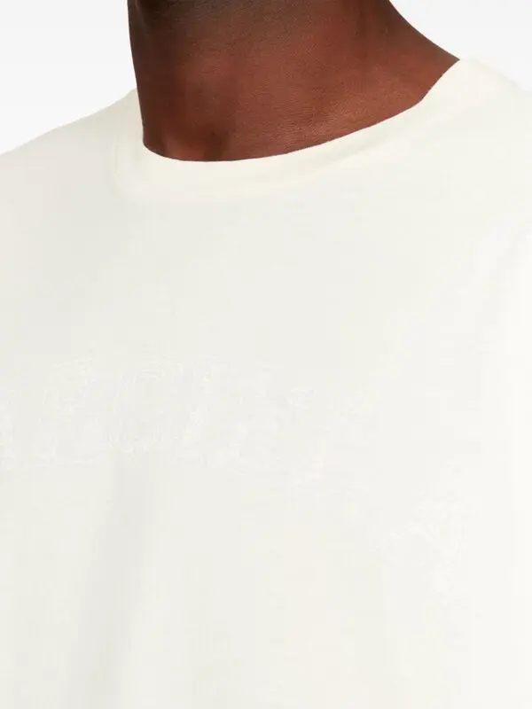MAISON MARGIELA Logo-print Cotton T-shirt - White