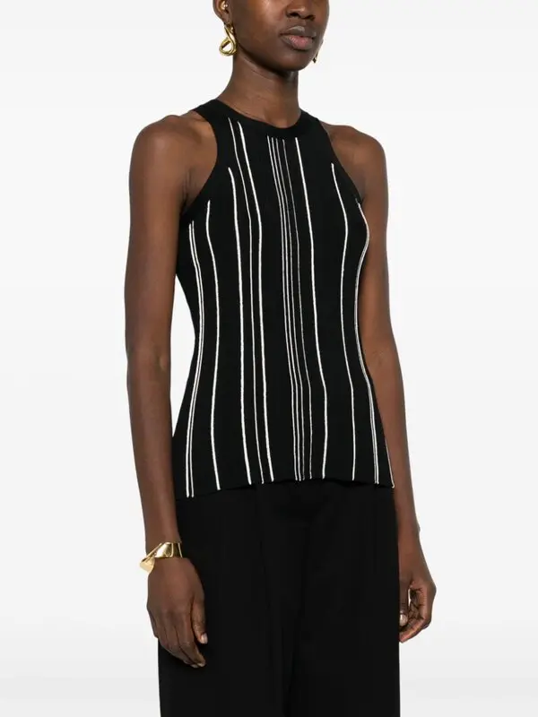 TOTEME Braid Ribbed Tank Top