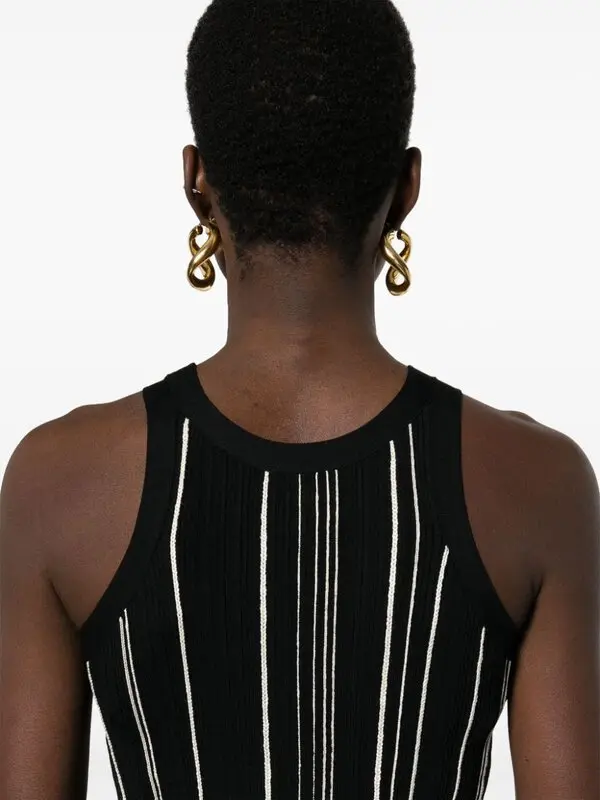 TOTEME Braid Ribbed Tank Top