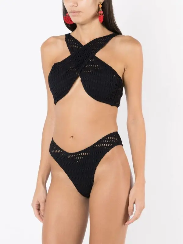 AMIR SLAMA Open-knit One-piece
