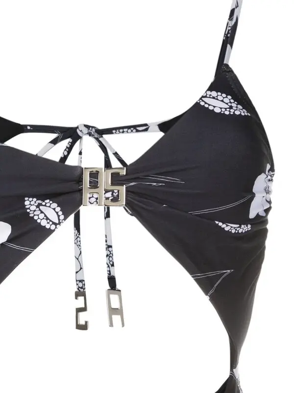 AMIR SLAMA Floral-print Swimsuit