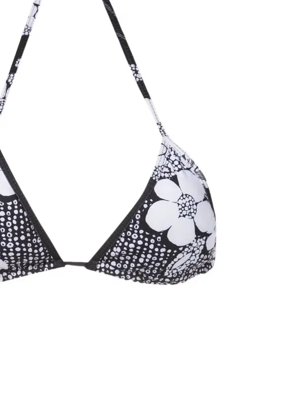 AMIR SLAMA Floral-print Bikini Set
