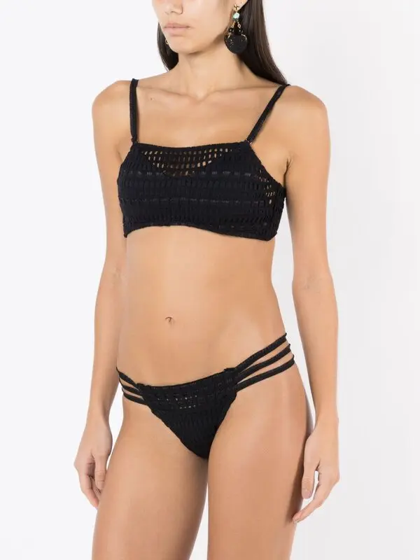 AMIR SLAMA Open-knit Bikini Set