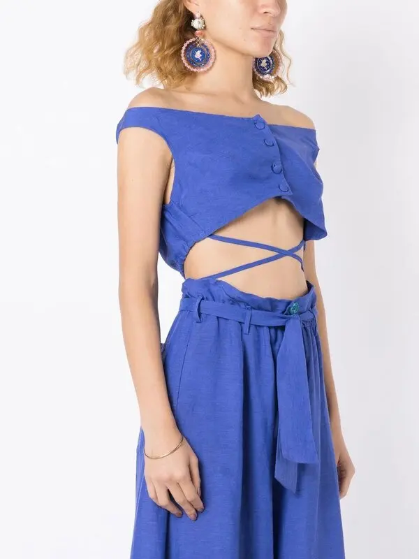 AMIR SLAMA Off-shoulder Blouse