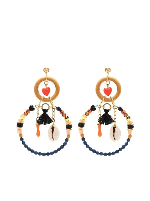 AMIR SLAMA BIJOUX Amir Slama Bead-embellished Single Earring - Multicolour