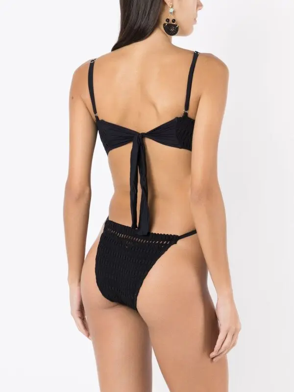 AMIR SLAMA Open-knit One-piece