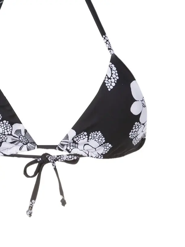 AMIR SLAMA Floral-print Triangle Bikini