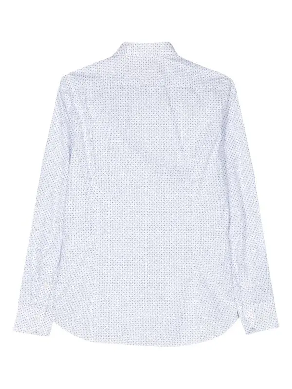 TINTORIA MATTEI 954 Geometric-print Cotton Shirt