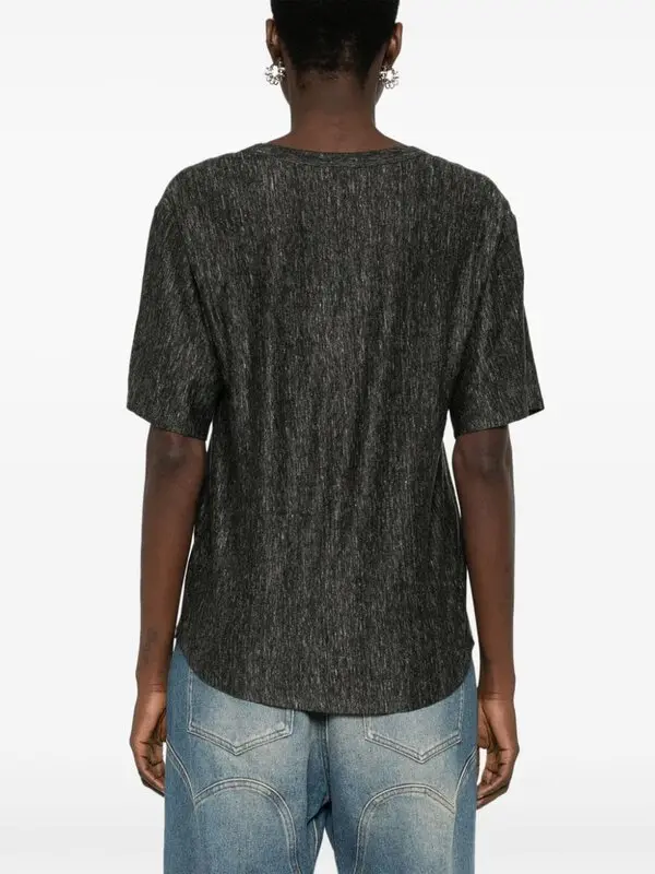 Pinko Short-sleeve Linen T-shirt