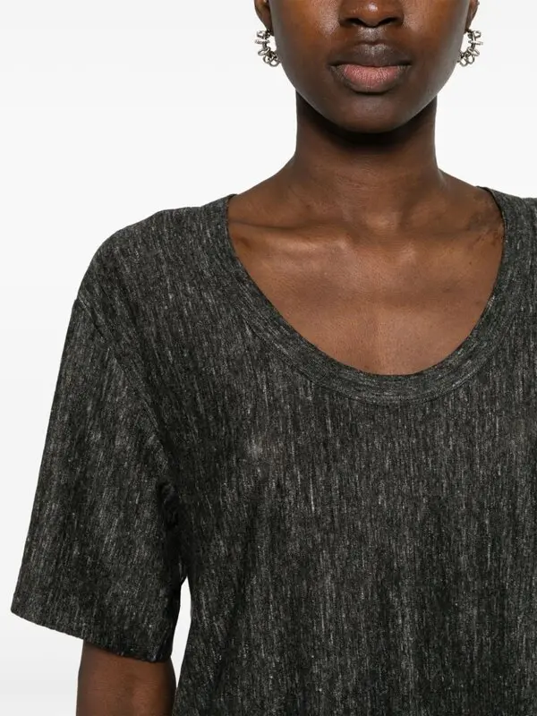Pinko Short-sleeve Linen T-shirt