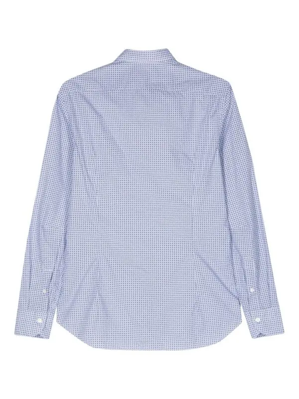 TINTORIA MATTEI 954 Geometric-print Cotton Shirt