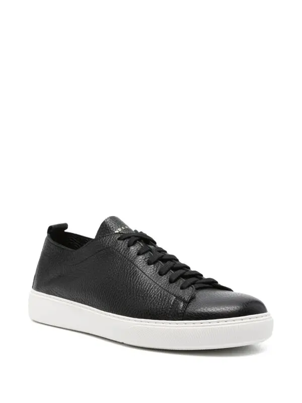 HENDERSON BARACCO Byron Leather Sneakers - Black