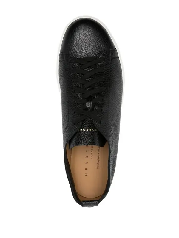 HENDERSON BARACCO Byron Leather Sneakers - Black