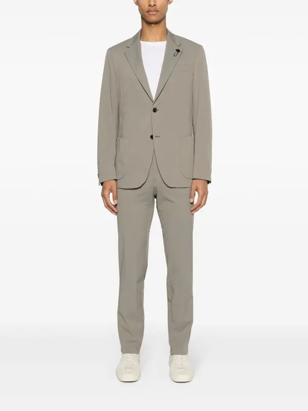 LARDINI Taffeta Single-breasted Blazer