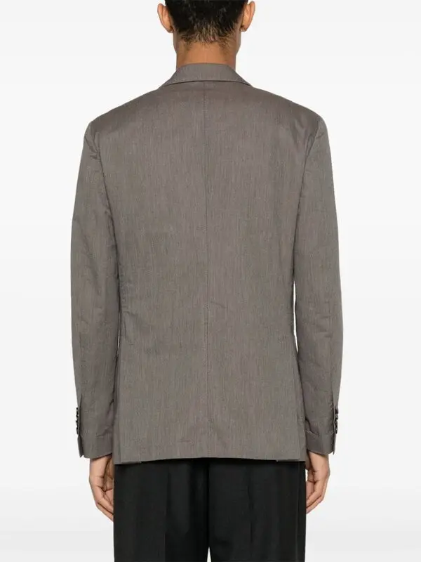 LARDINI Slub-texture Blazer
