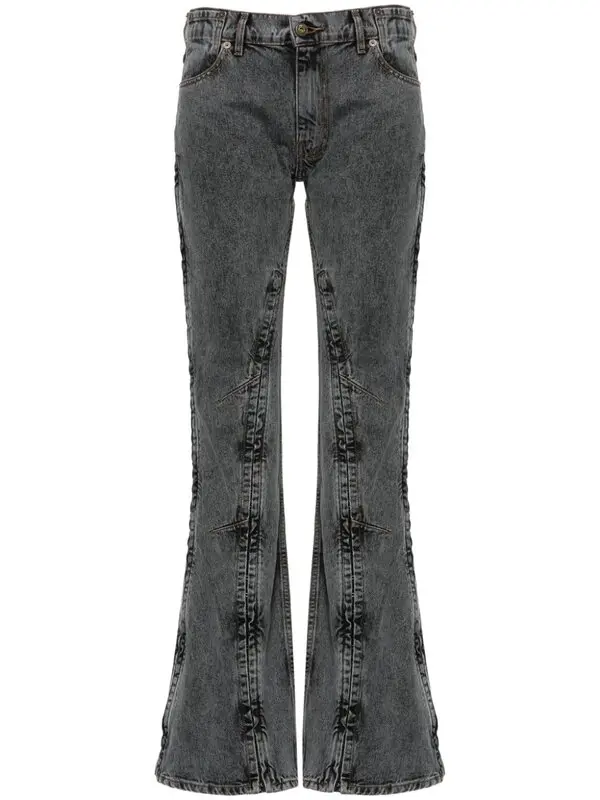 Y/project Faded Bootcut Jeans - Black