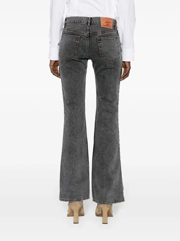 Y/project Faded Bootcut Jeans - Black