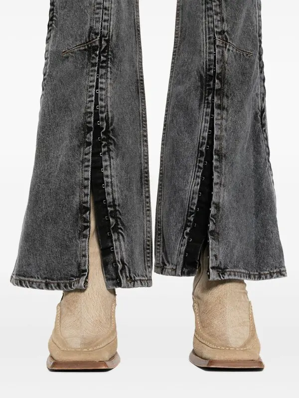 Y/project Faded Bootcut Jeans - Black