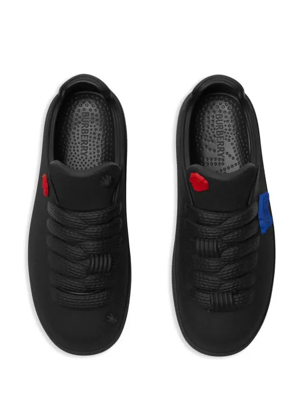 Burberry Charm-embellished Sneakers - Black