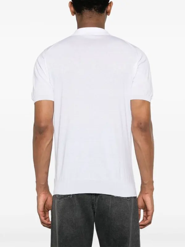 Kiton Fine-ribbed Cotton Polo Shirt