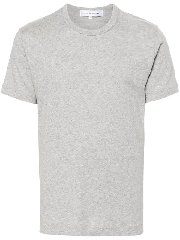 Comme Des Garçons Logo-print Cotton T-shirt - Grey