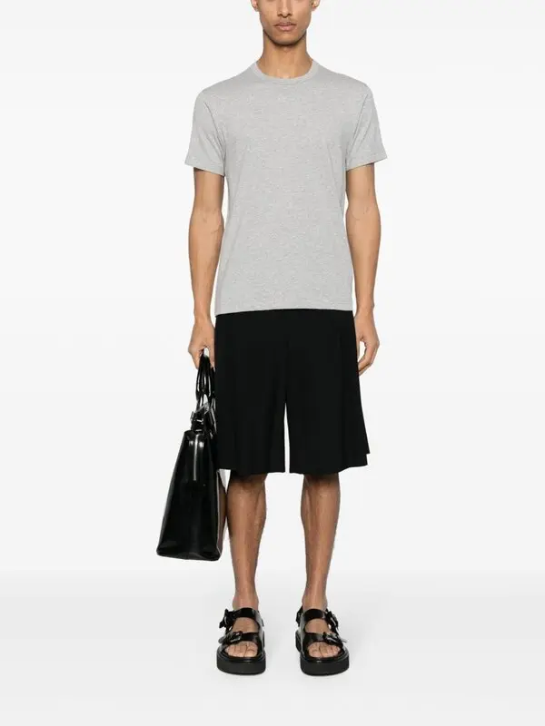 Comme Des Garçons Logo-print Cotton T-shirt - Grey