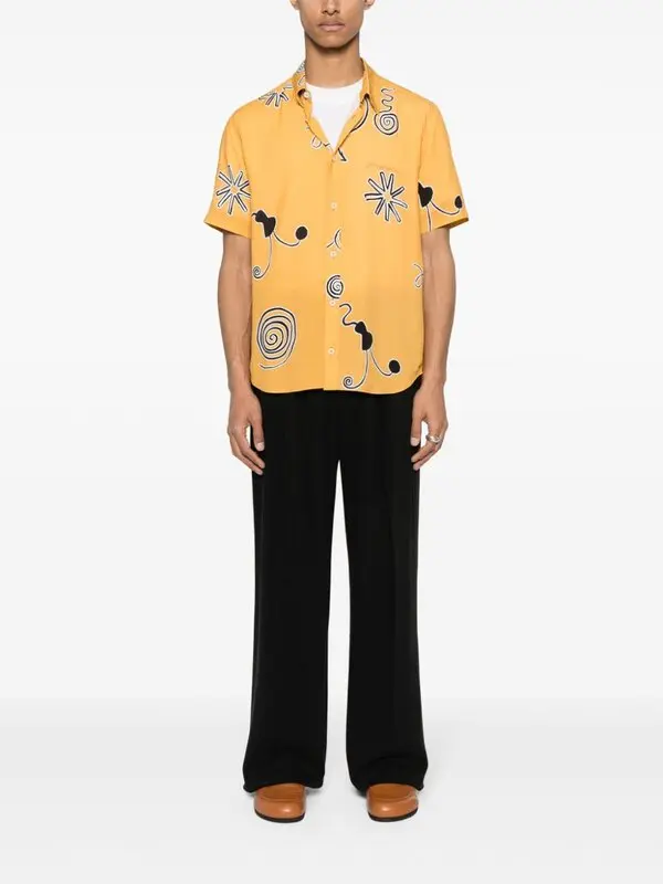 Jacquemus Mello Spiral-print Shirt