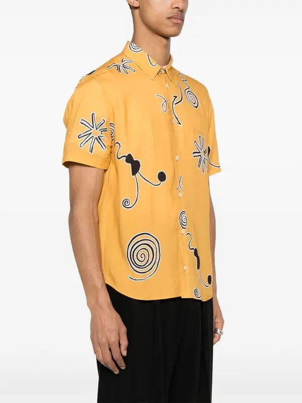 Jacquemus Mello Spiral-print Shirt
