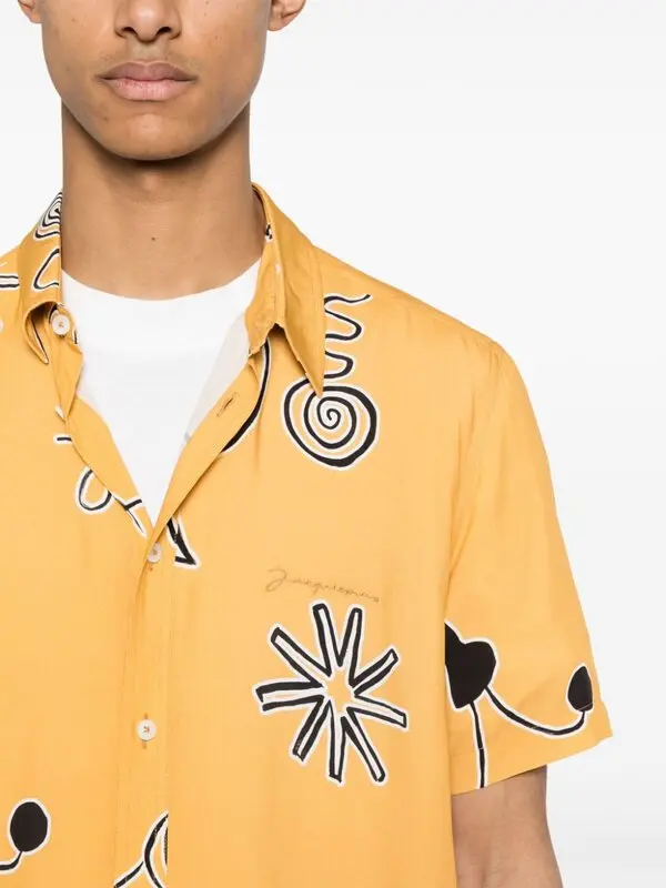 Jacquemus Mello Spiral-print Shirt