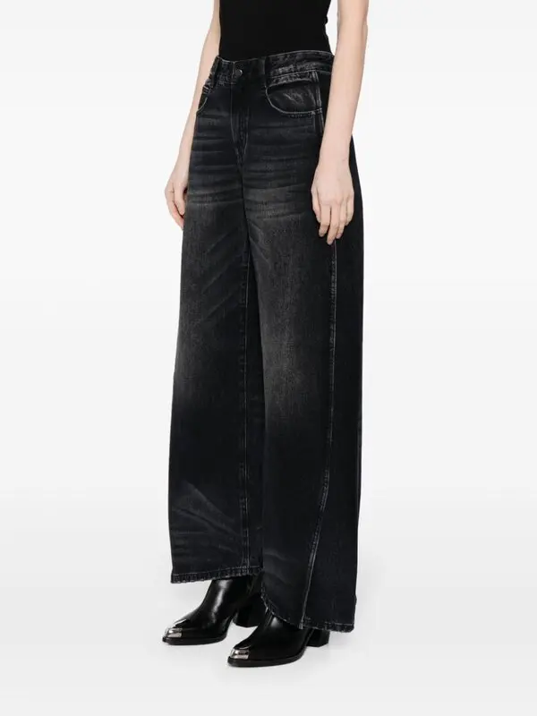 JNBY Side-stripe Wide-leg Jeans